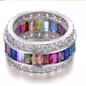 Jewelry | New Item Rainbow Stone Ring | Poshmark